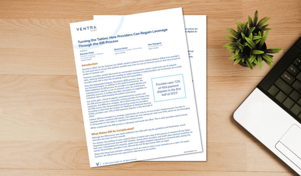 Turning the Tables: How Providers Can Regain Leverage Through the IDR ...