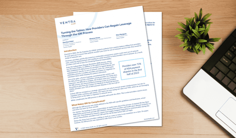 Turning the Tables: How Providers Can Regain Leverage Through the IDR ...